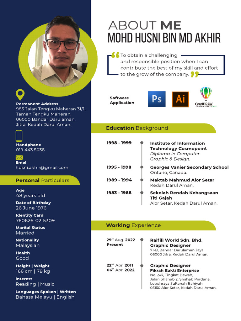 Resume MOHD HUSNIM DAKHIR | PDF