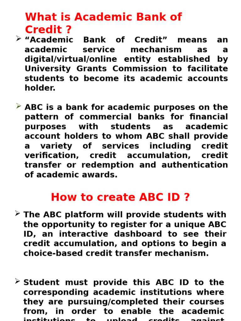 How To Create ABC ID | PDF