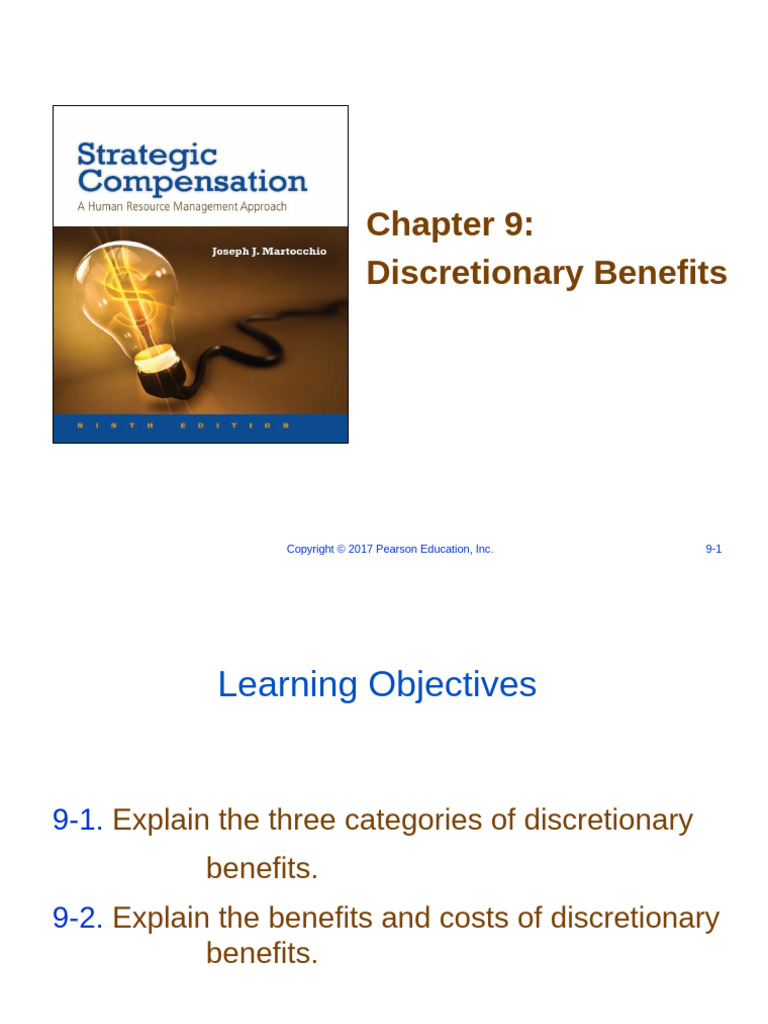 Week-10 Discretionary Benefits | PDF | Pension | Life Insurance