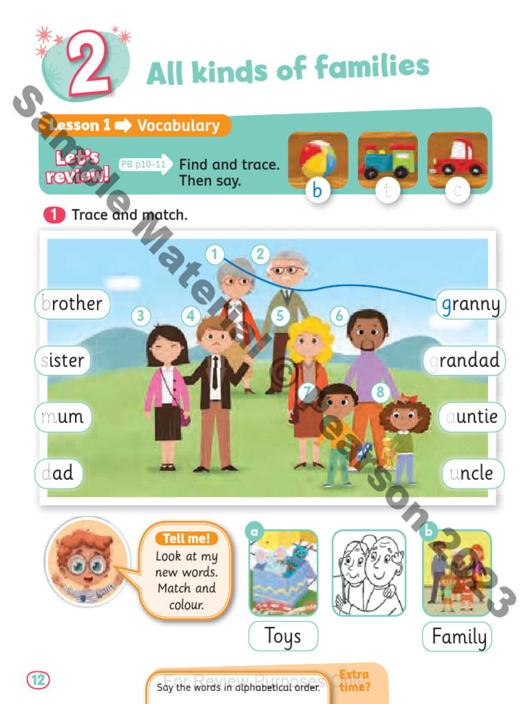 Rise and Shine L1 U2 - Activity Book BrE | PDF
