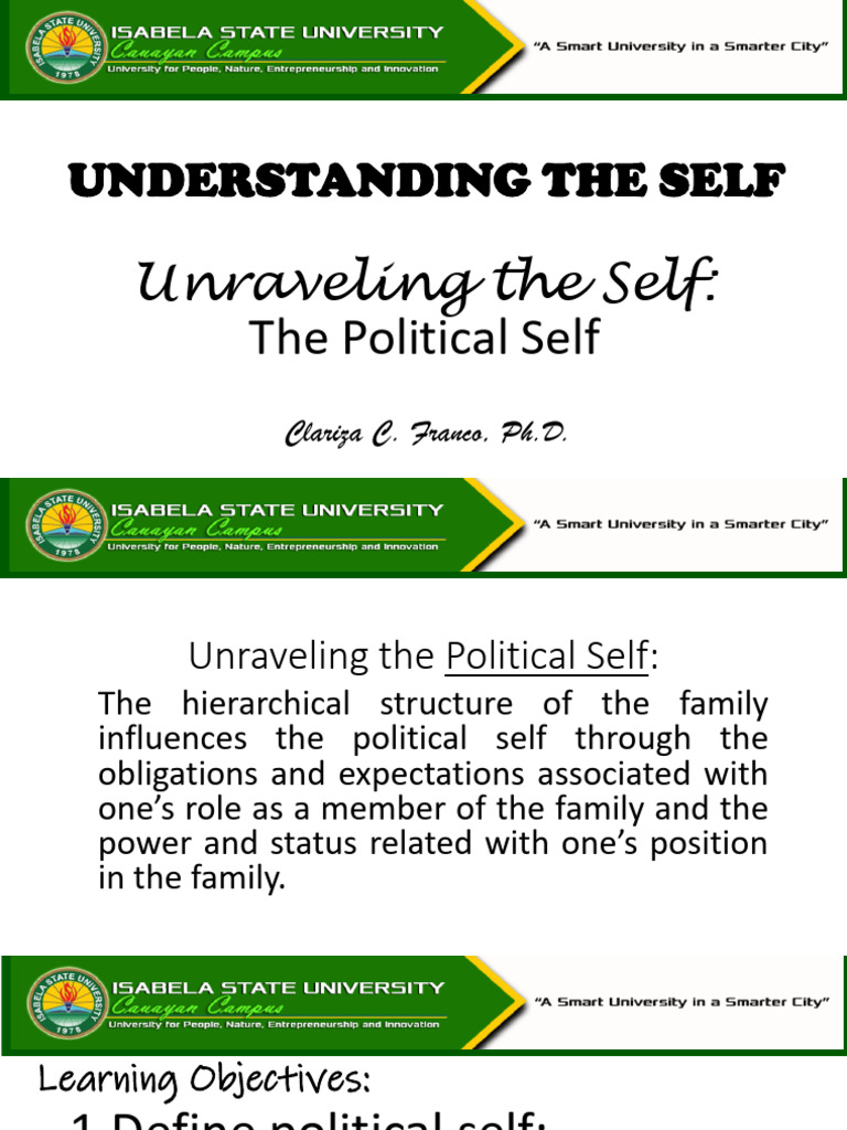 Topic 8 - Unraveling The Political Self | PDF | Citizenship | Philippines