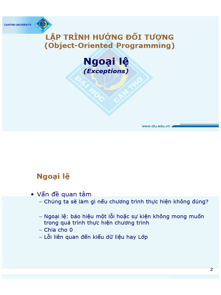 12_Exceptions_2up | PDF