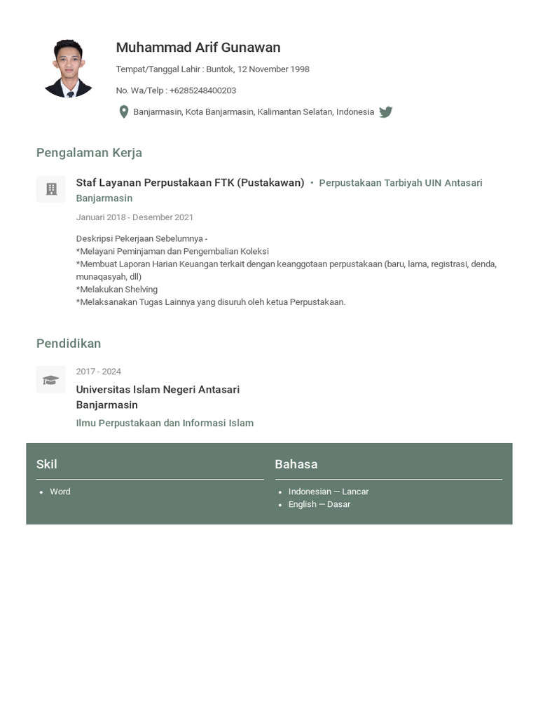 Muhammad Arif Gunawan - 2 | PDF