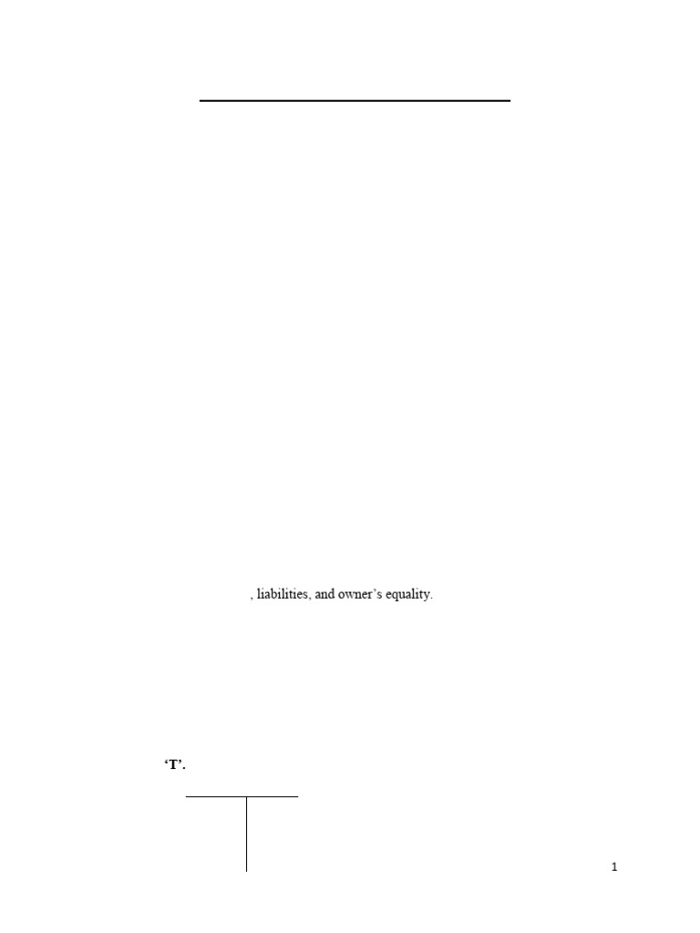 Principle of Acc ch-2 IS | PDF | Debits And Credits | Equity (Finance)