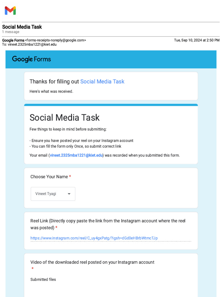 Social Media Task Submission Guide | PDF