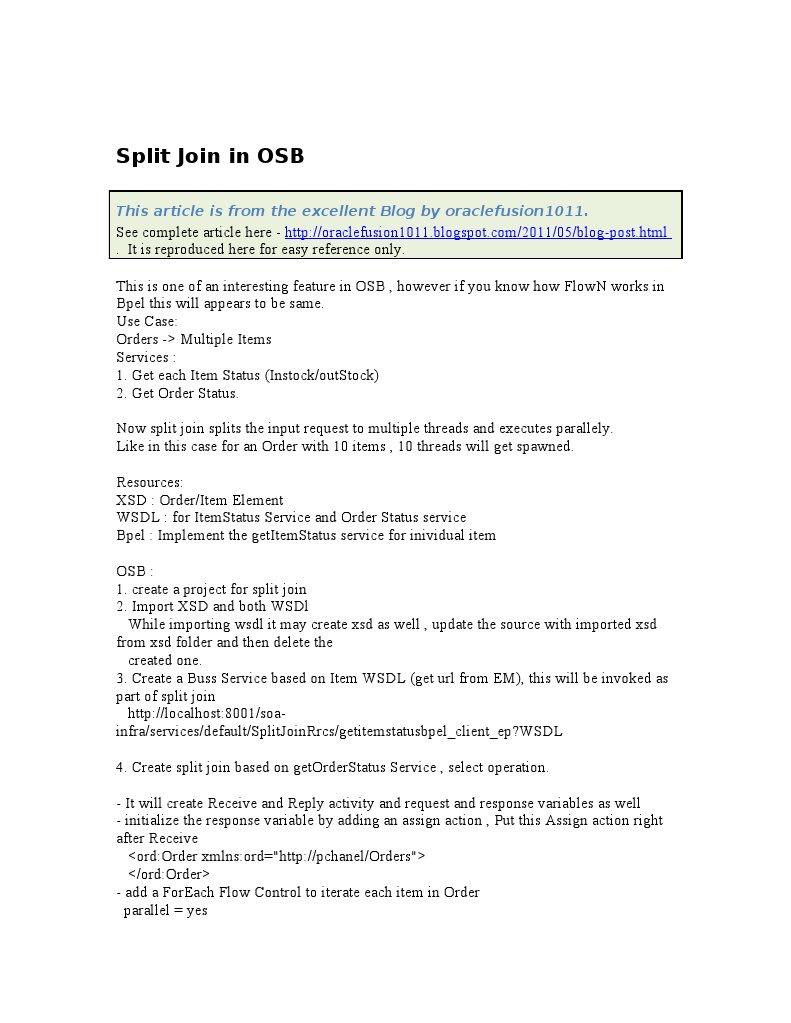 OSB Split Join | PDF