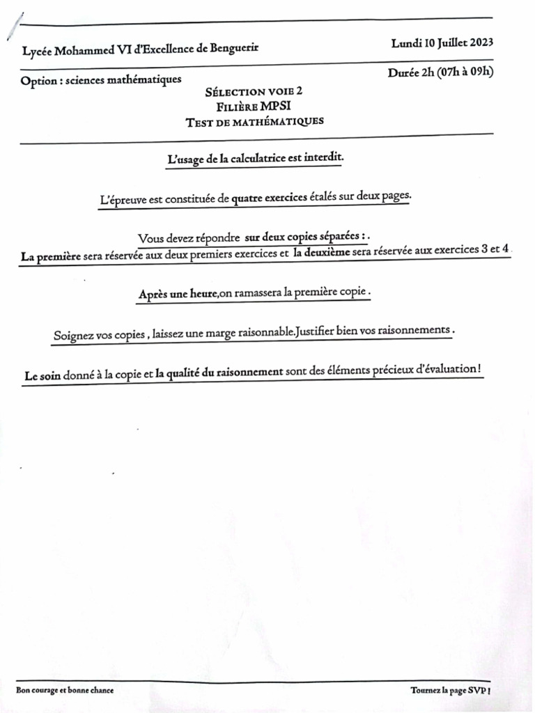 Concours Lydex | PDF