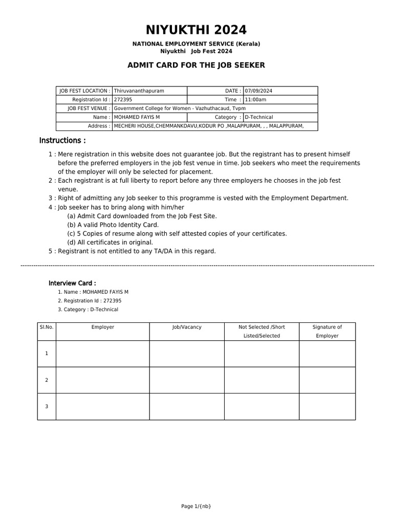 Admit Card | PDF | Applications Of Cryptography | Access Control