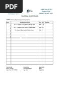 Material Issue Slip Template | PDF | Technology & Engineering