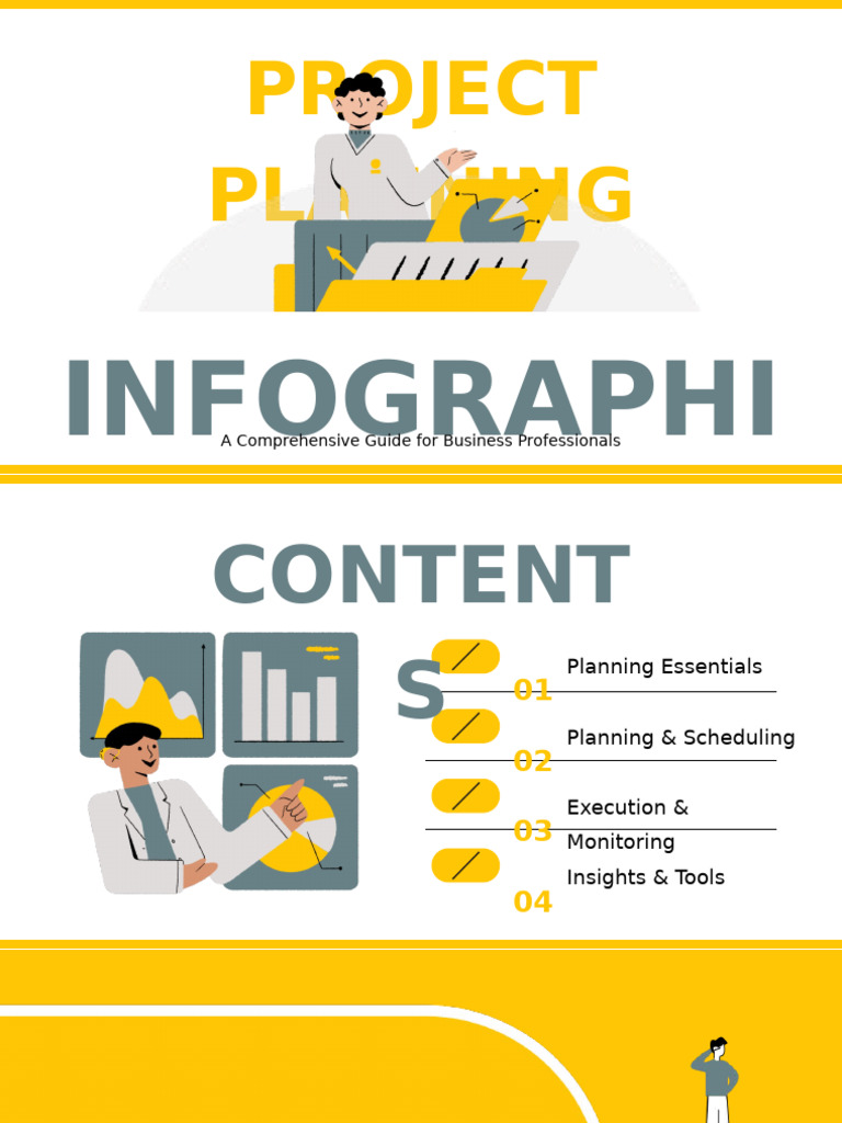 Modern Illustrative Project Planning Infographic | PDF