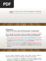 CFA Ethics & Conduct Standards Guide | PDF