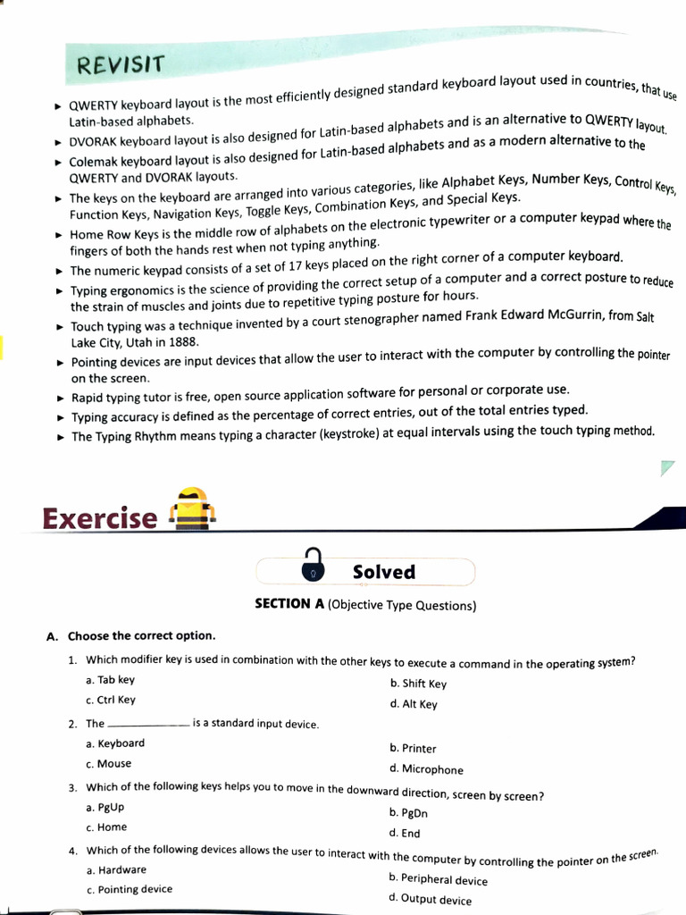 Data Entry and Keyboarding Skills Class 9 | PDF | Computer Keyboard | Computing