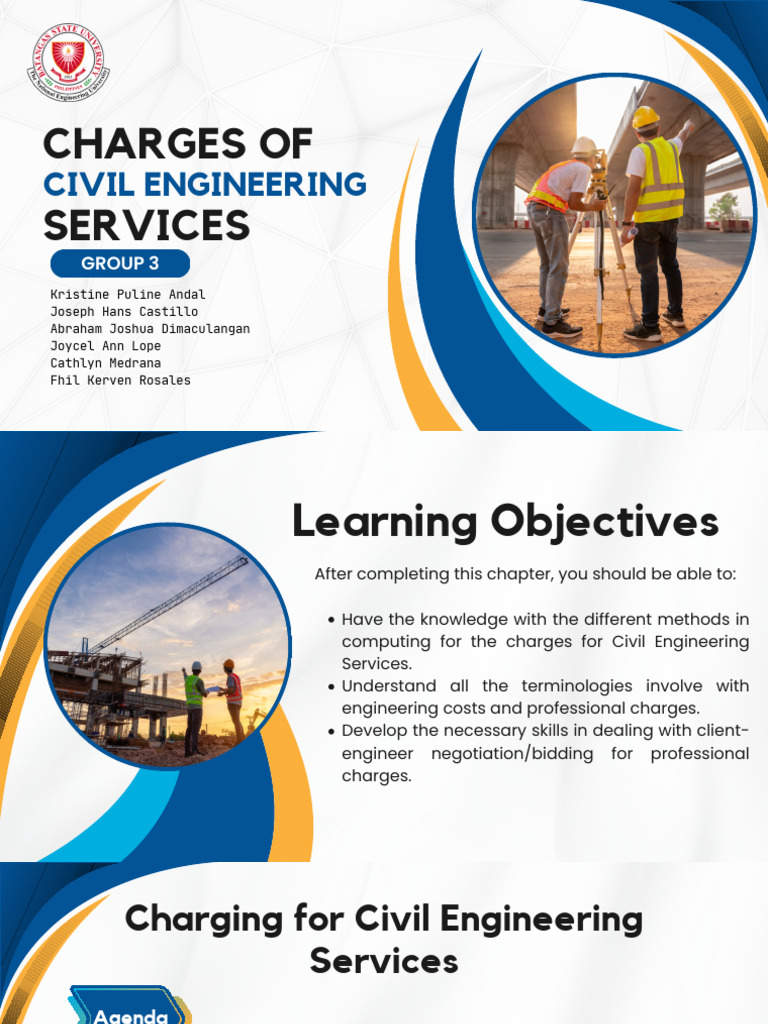 Group 3 _ CHARGES-OF-CIVIL-ENGINEERING-SERVICES | PDF | Per Diem | Expense