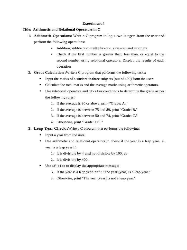 Experiment 4 | PDF | Career & Growth | Computers