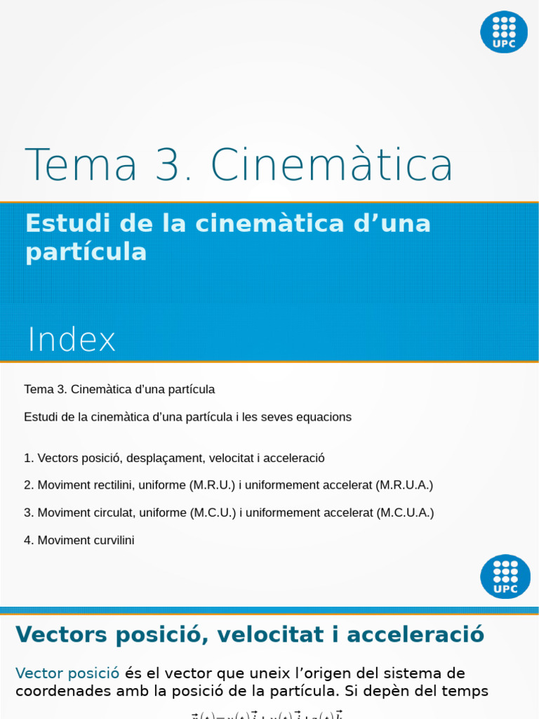 3 Cinematica | PDF