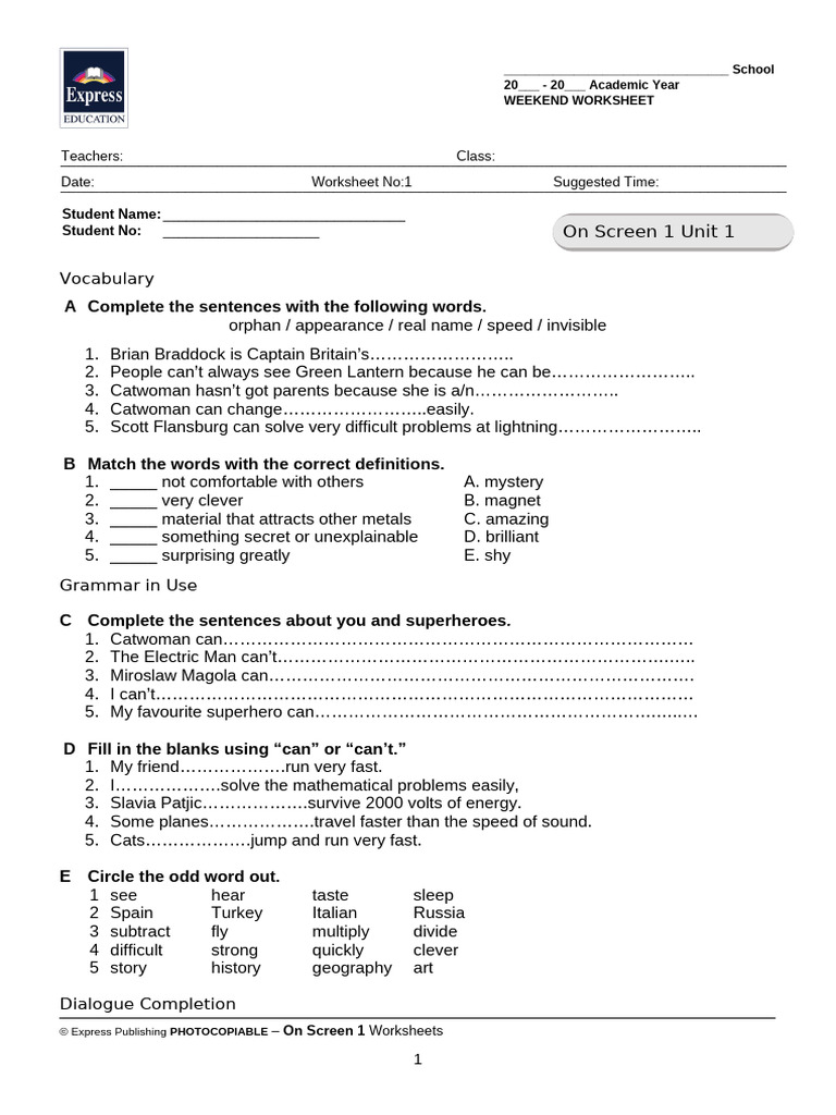 OS1 Module 1 Worksheet 1 | PDF