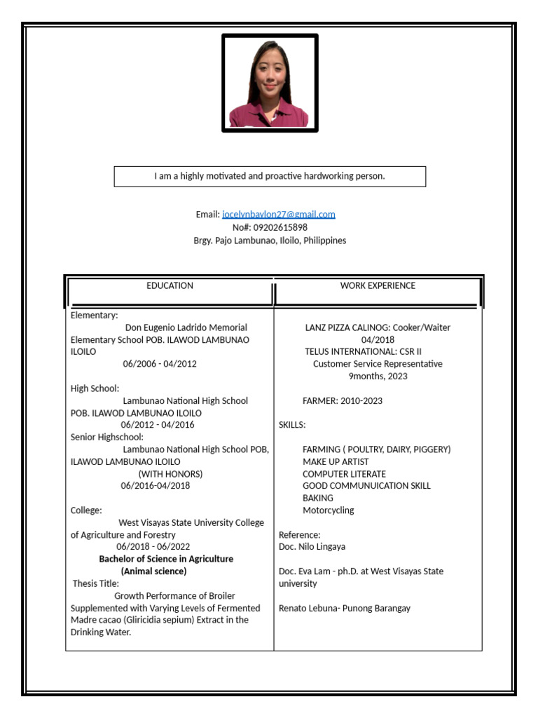 Emerald Shane D Resume | PDF | Career & Growth | Wellness