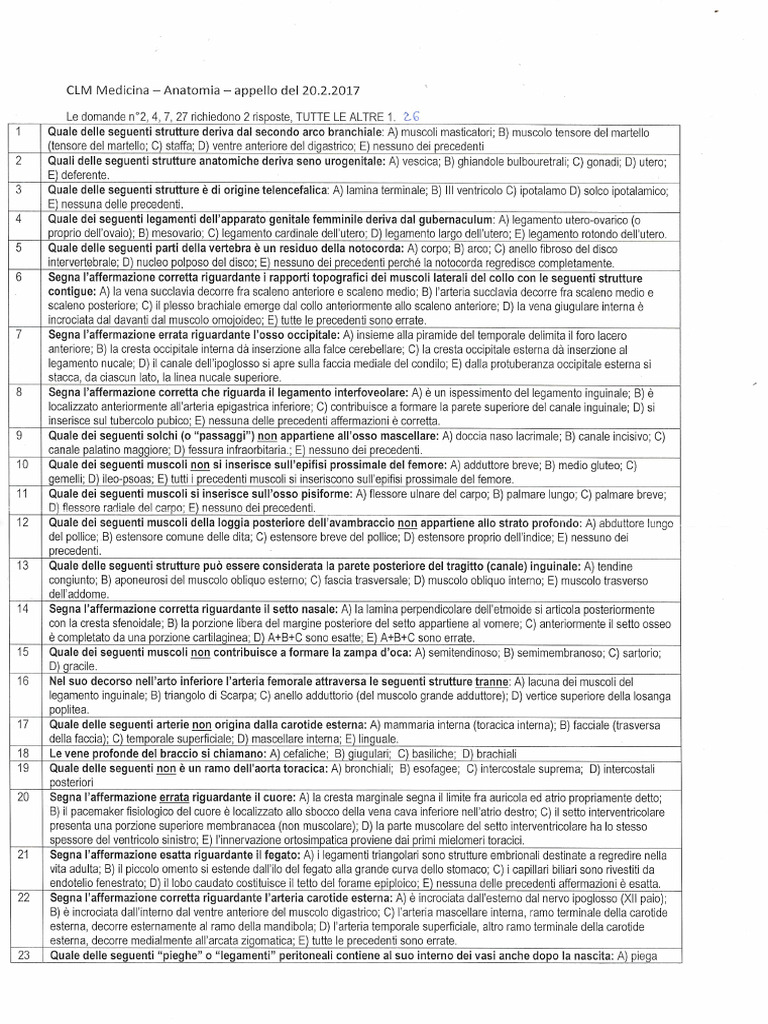 Esame 20.02.17 | PDF