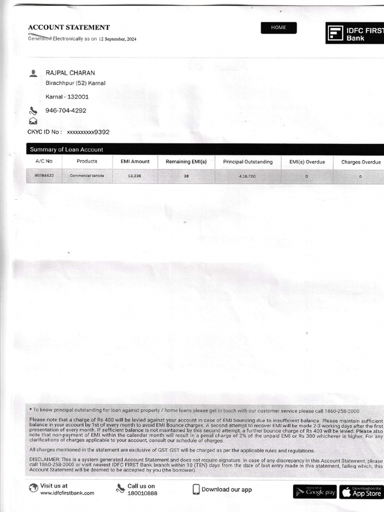 Idfc First Bank | PDF