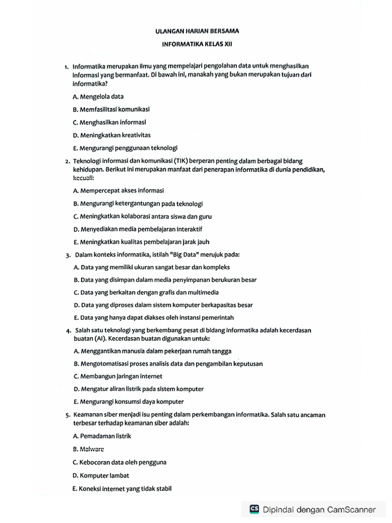 UHB Informatika | PDF