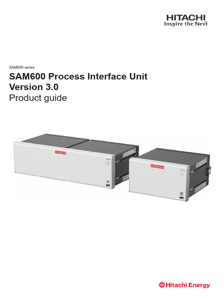 SAM600 Process Interface Unit Guide | PDF | Electromagnetic ...
