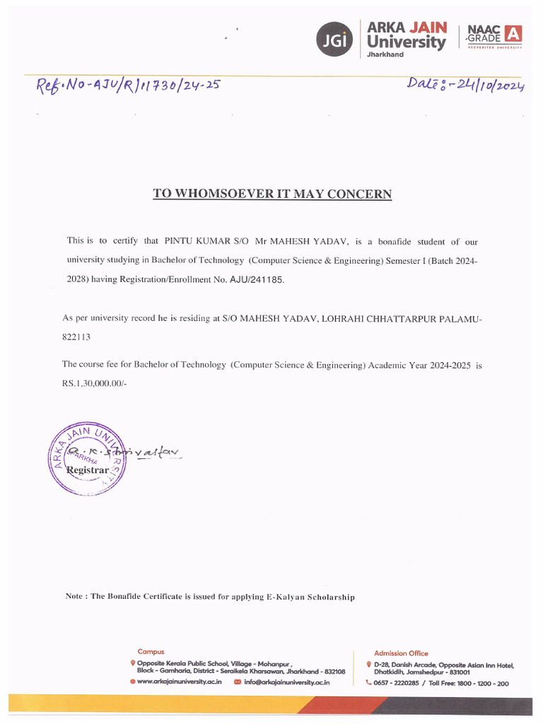 Pintu Kumar (241185) | PDF