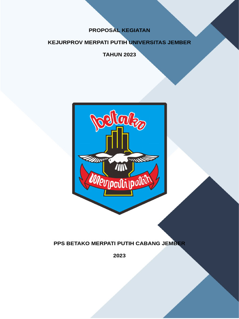 Proposal Kegiatan | PDF