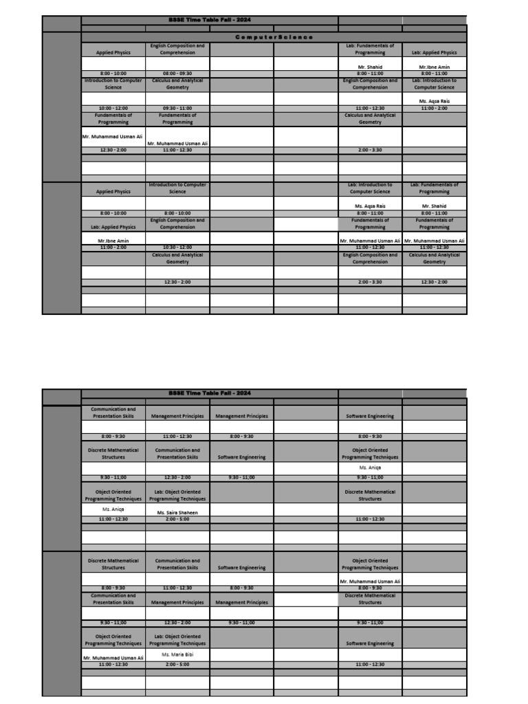BSSE | PDF | Computing | Mathematics