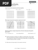 Algebra 1 - Chapter 4 Review With Worked Examples | PDF | Function ...