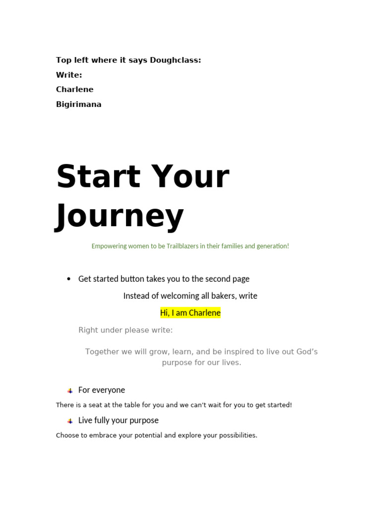Home Page Start Your Journey Pdf