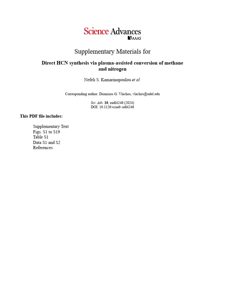 Sciadv - Adl4246 SM | PDF | Gas Chromatography | Adsorption