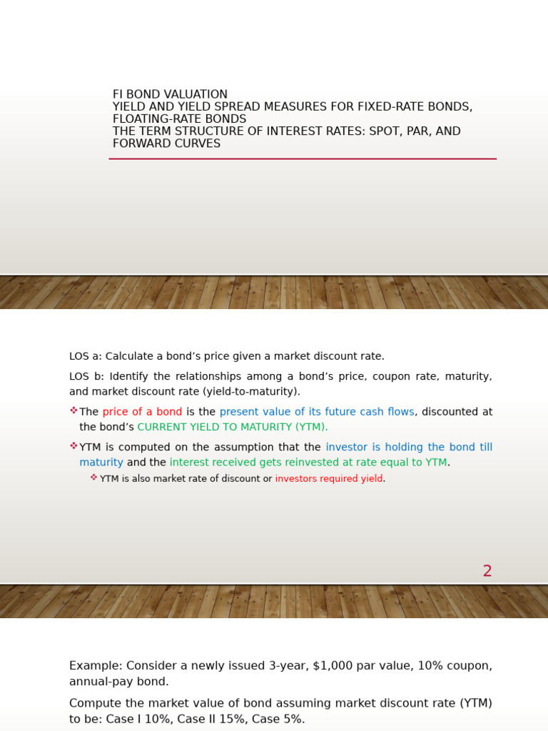 Fixed Income - Valuation | PDF | Bonds (Finance) | Yield (Finance)