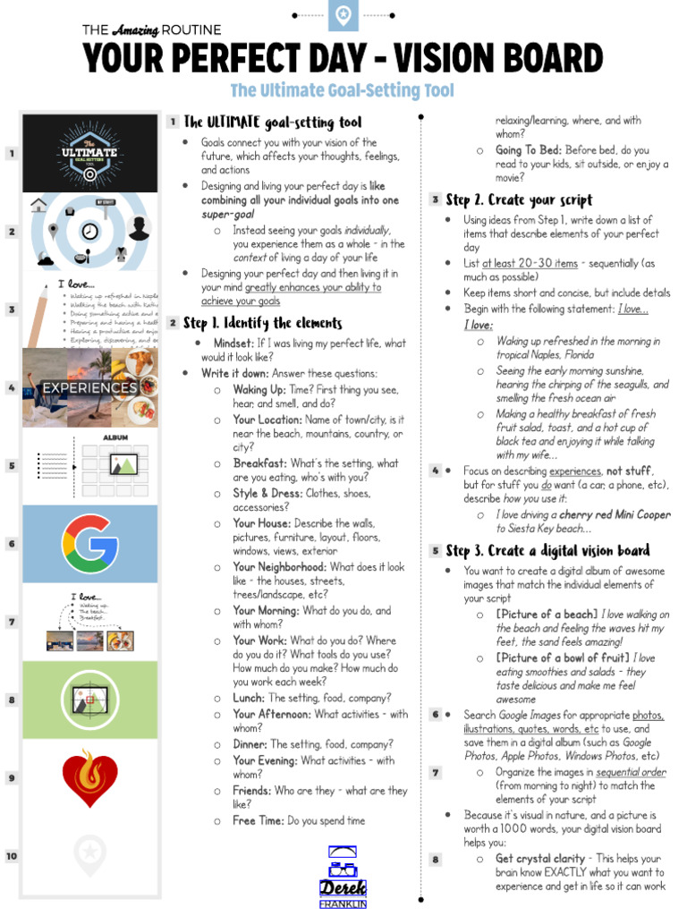 Your Perfect Day - Vision Board-Combined | PDF