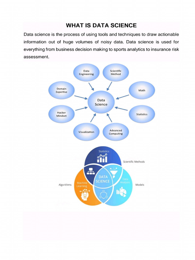 WHAT IS DATA SCIENCE | PDF