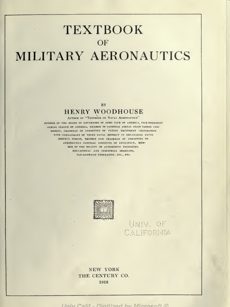 Textbook of Military Aeronautics | PDF | Trench Warfare | Military Aircraft