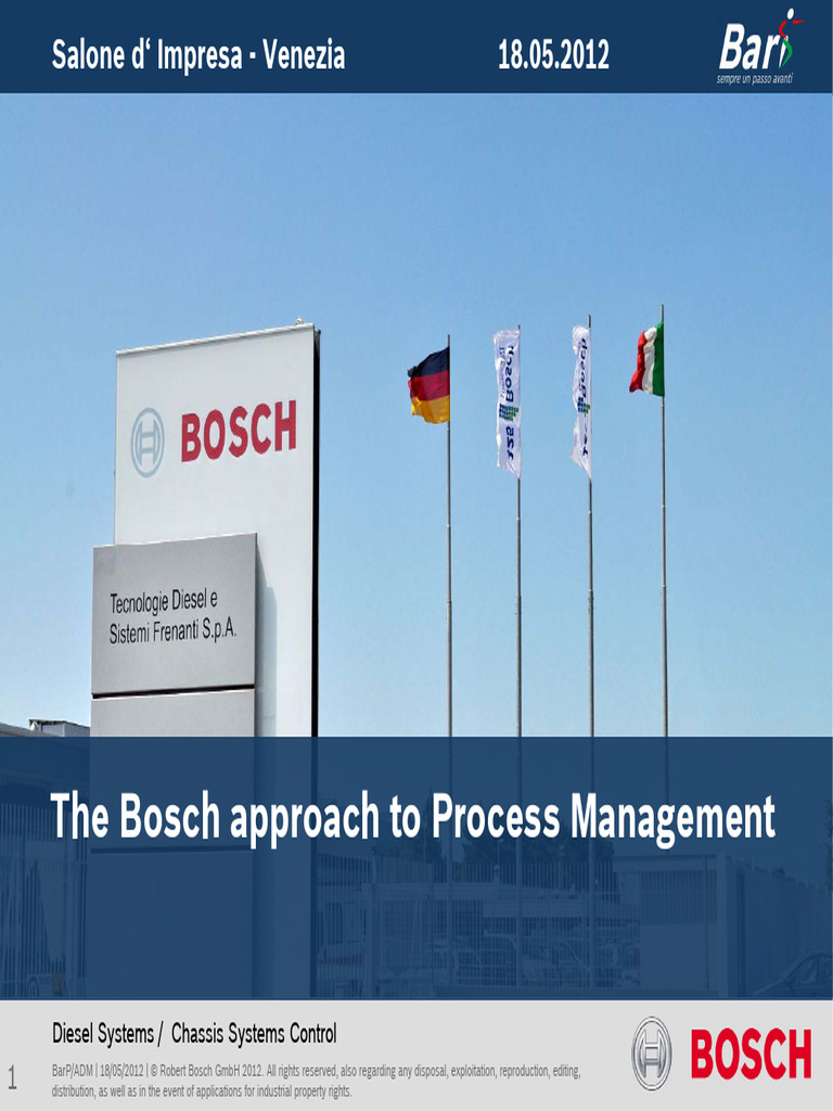 The Bosch Approach To Process Management | PDF | Business