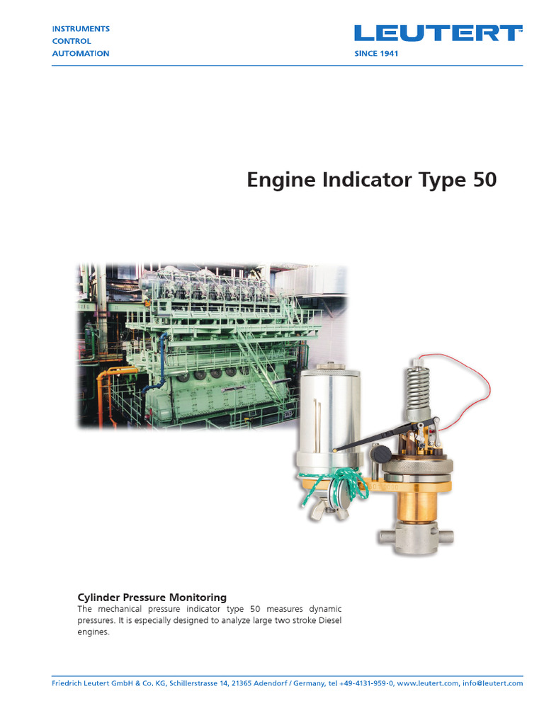Type50-Data-Sheet en Web | PDF | Engines | Calibration