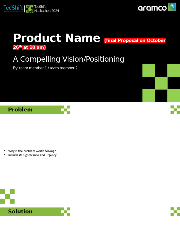 Final Proposal Slides - Template - Oct26 | PDF | Business