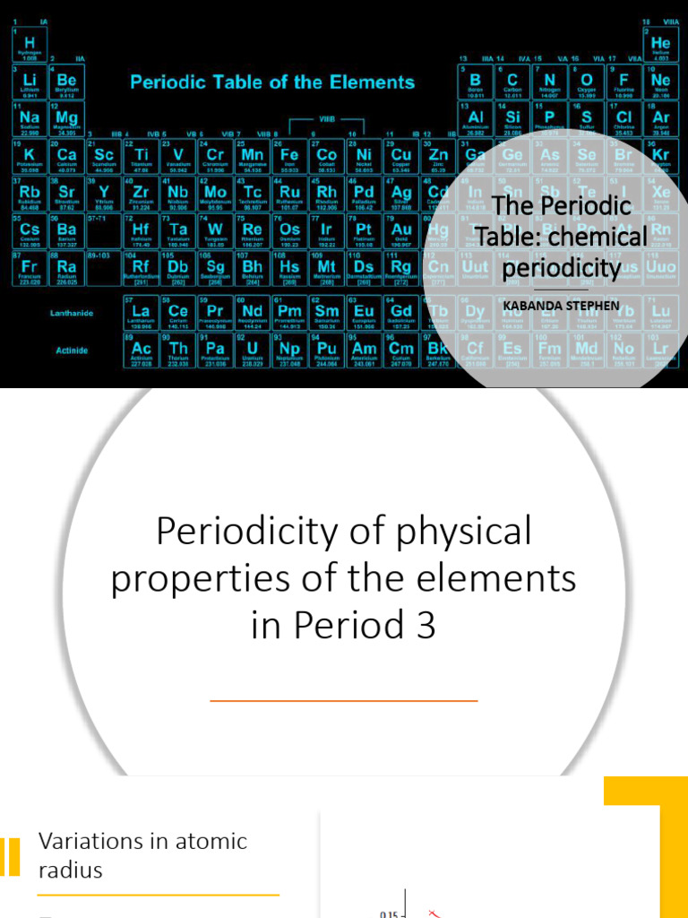 The Periodic Table | PDF | Magnesium | Oxide