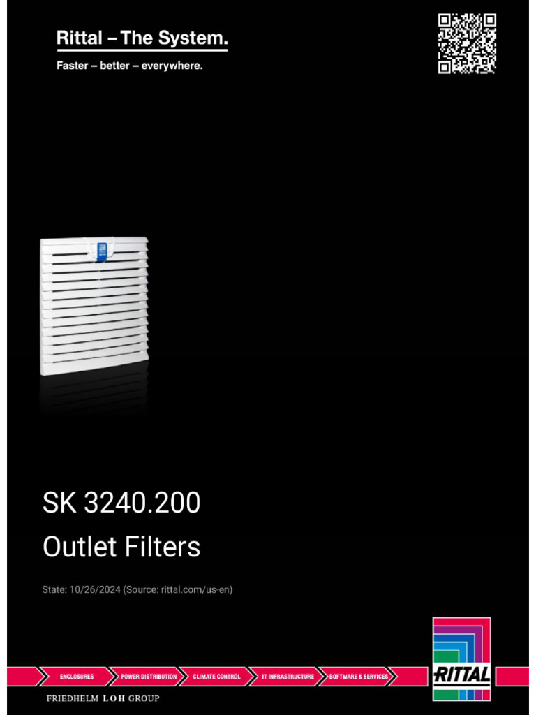 3240200-Outlet Filters | PDF