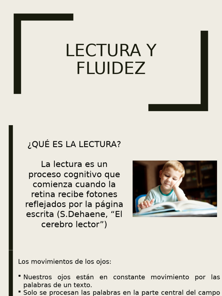 Lectura y Fluidez | PDF | Neurociencia | Ciencia cognitiva