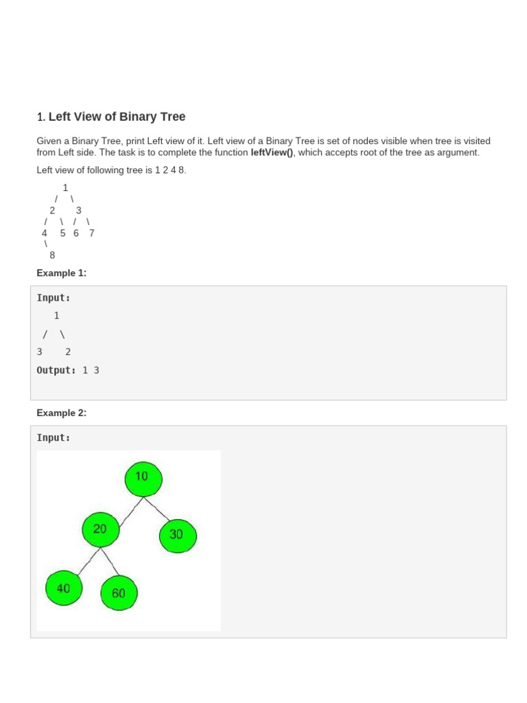 Trees | PDF | Queue (Abstract Data Type) | Parameter (Computer Programming)