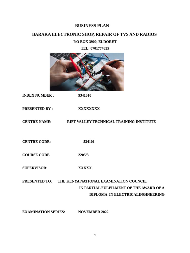 Baraka Electronic Shop Repair of TVS and | PDF | Pricing | Customer