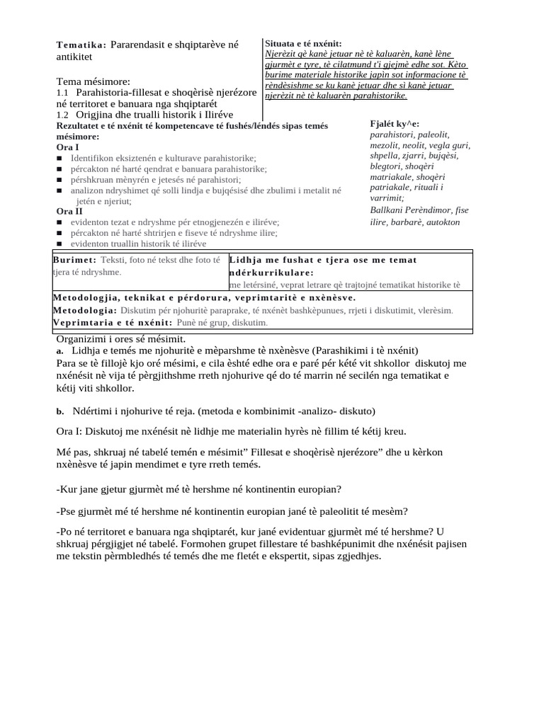 Ditar Klasa 9 Histori | PDF