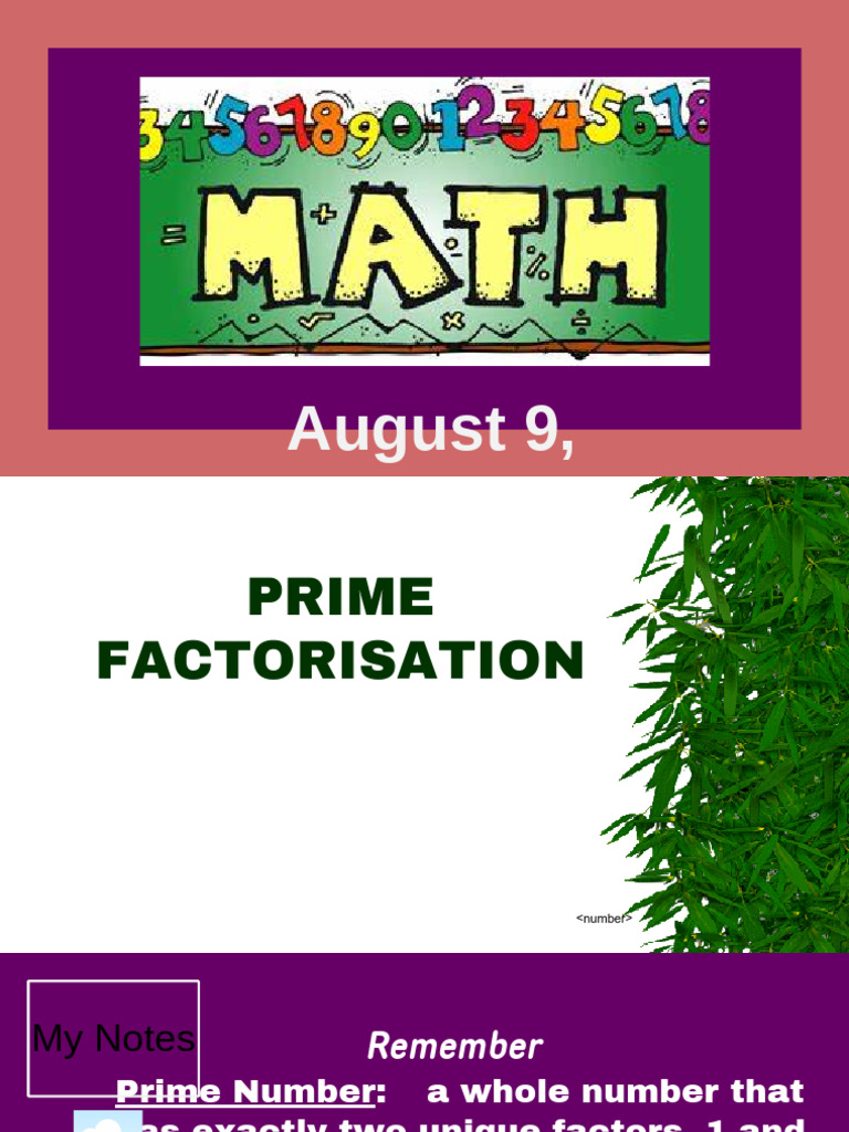 Prime Factorization Techniques and Examples | PDF | Factorization ...