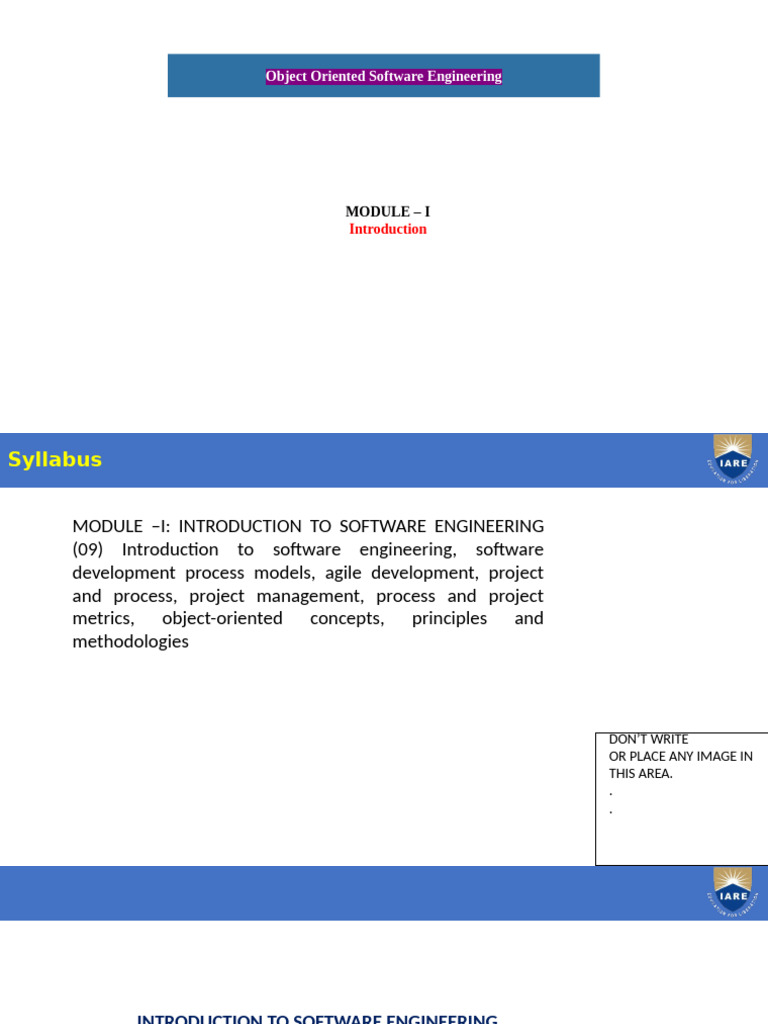 Oose Complete Module1 | PDF | Scrum (Software Development) | Software Development Process