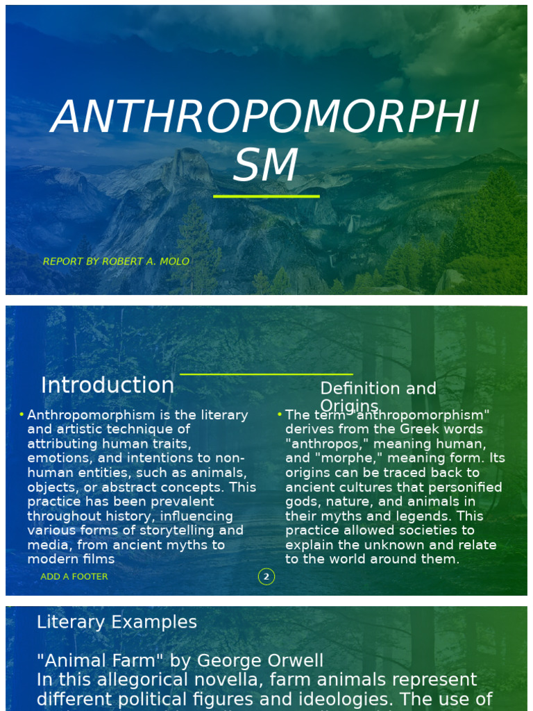 Understanding Anthropomorphism | PDF