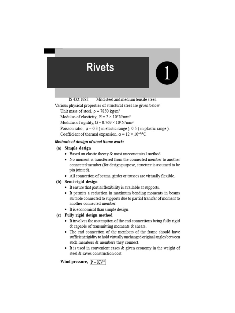 Steel Structure Civil Booster | PDF | Strength Of Materials | Rivet