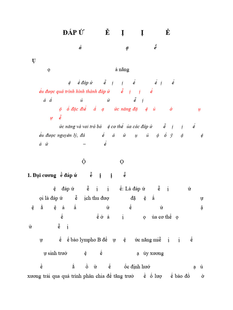 Bài 5 Đáp ứng miễn dịch tự miễn | PDF