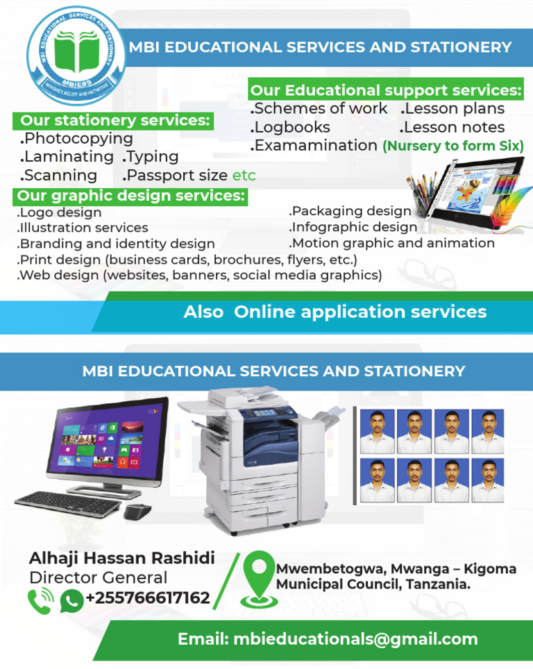 Mbi Educational Services and Stationery B Card | PDF